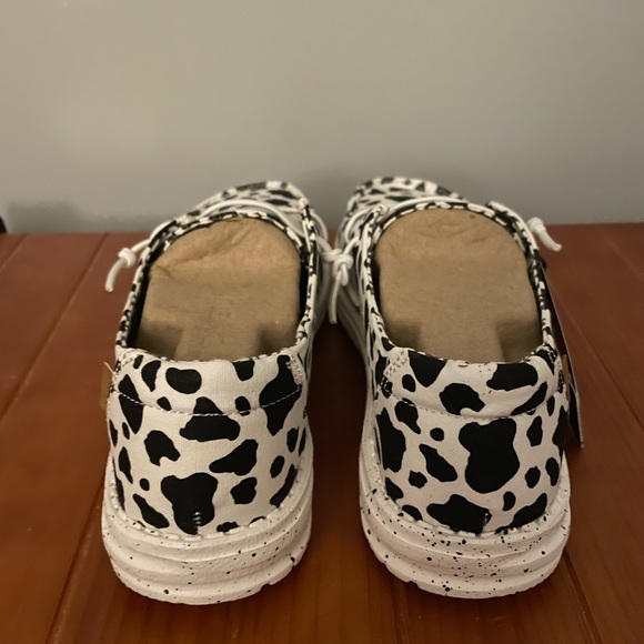 Hey Dude | Shoes | Hey Dude Wendy Cow Print Womens Shoes | Poshmark